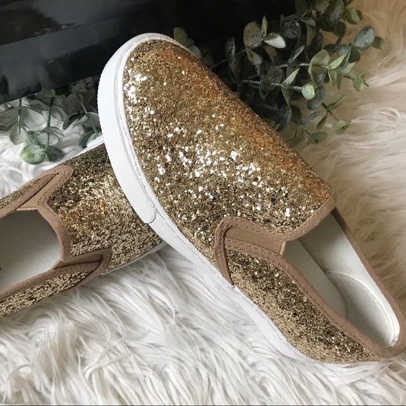 Mata | Shoes | 525 Mata Gold Glitter Slip On New | Poshmark